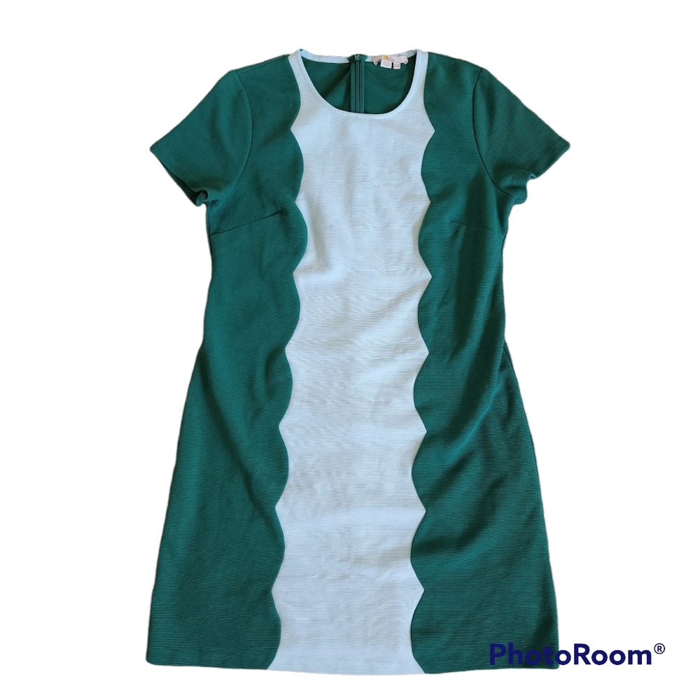 Boden Ruth Ottoman Dress Color Block Mod Sheath - Gem